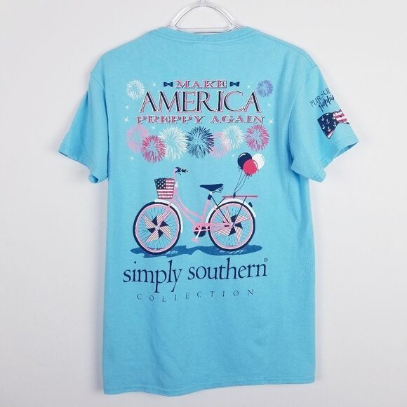 Simply Southern | Tops | Simply Southern Preppy Short Sleeve Top | Poshmark